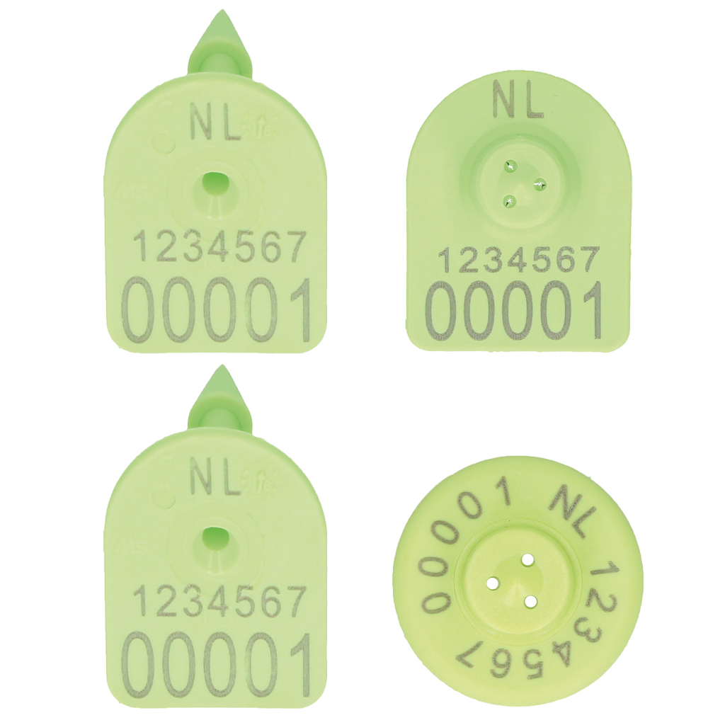 MS Tag Torbogen Geit FDX set groen 2+1+1, p/500 - Oormerken